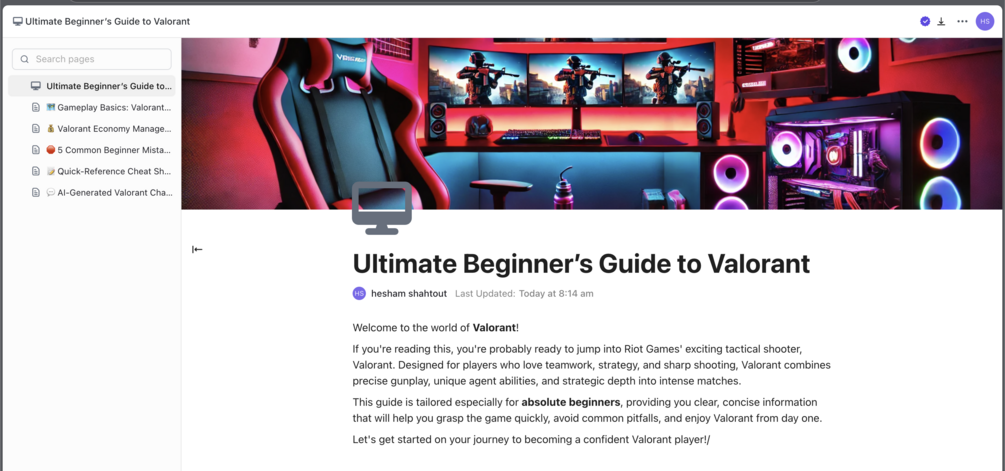 Ultimate Valorant Beginner Guide (AI-Powered Cheat Sheets & Prompts)