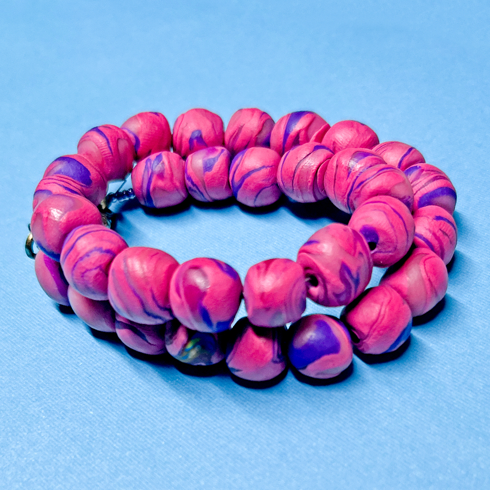 Hand Rolled Bead Bracelet