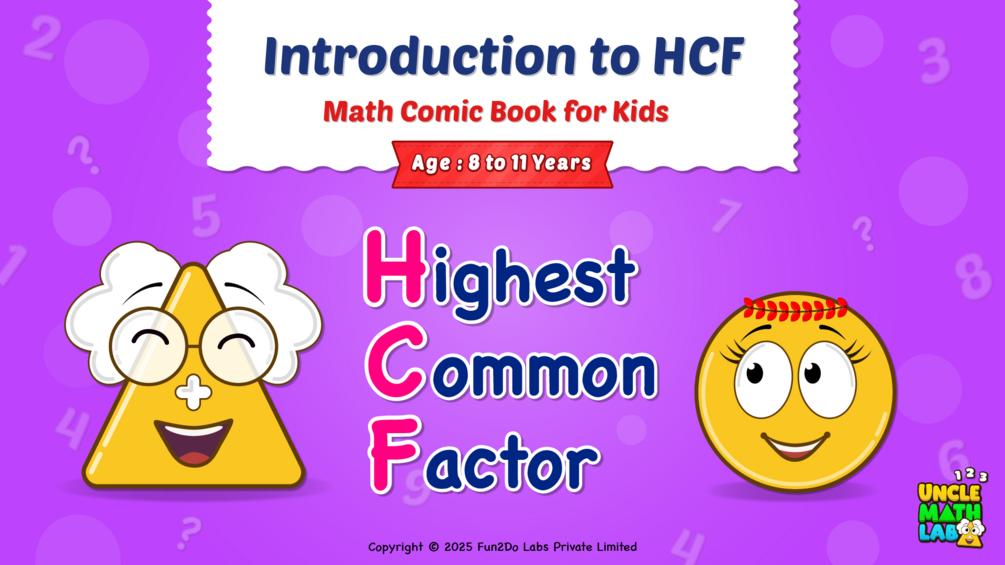 Introduction to HCF : Math Comic Book 75 for Kids Aged 8 to 11