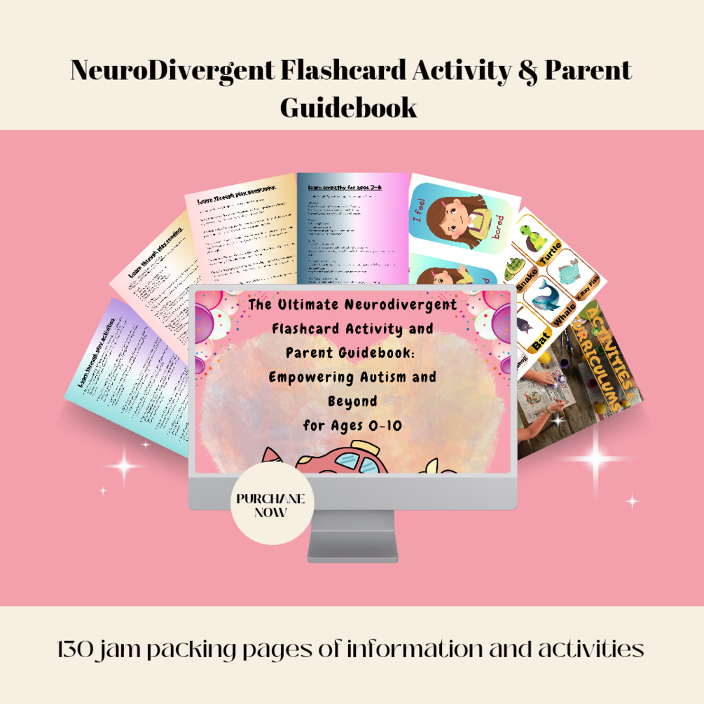 The Ultimate Neurodivergent Flashcard Activity and Parent Guidebook ...