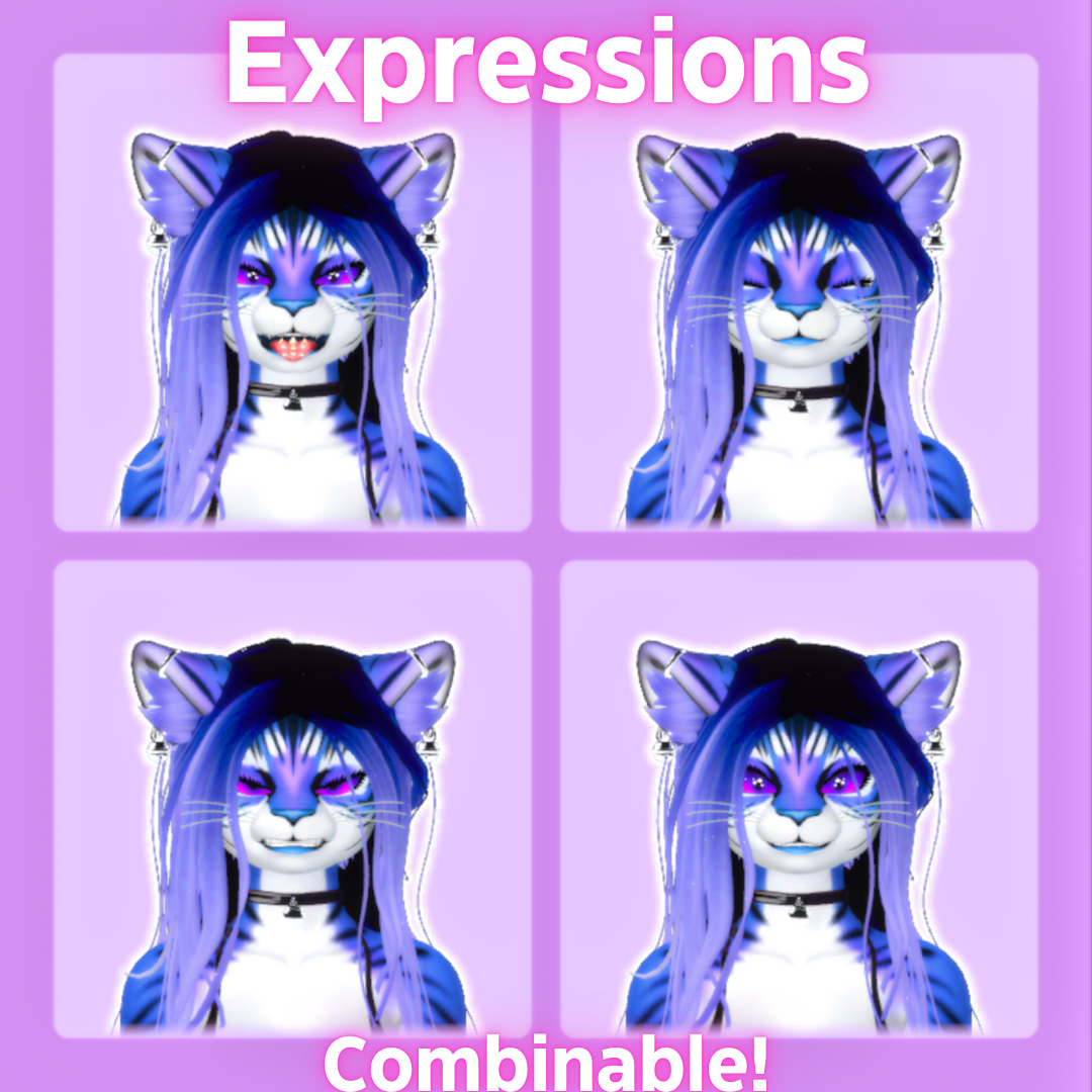 [OPTIMIZED] Callie, Female Furry Tiger Avatar [3.0][SPS][VRCHAT AVATAR]