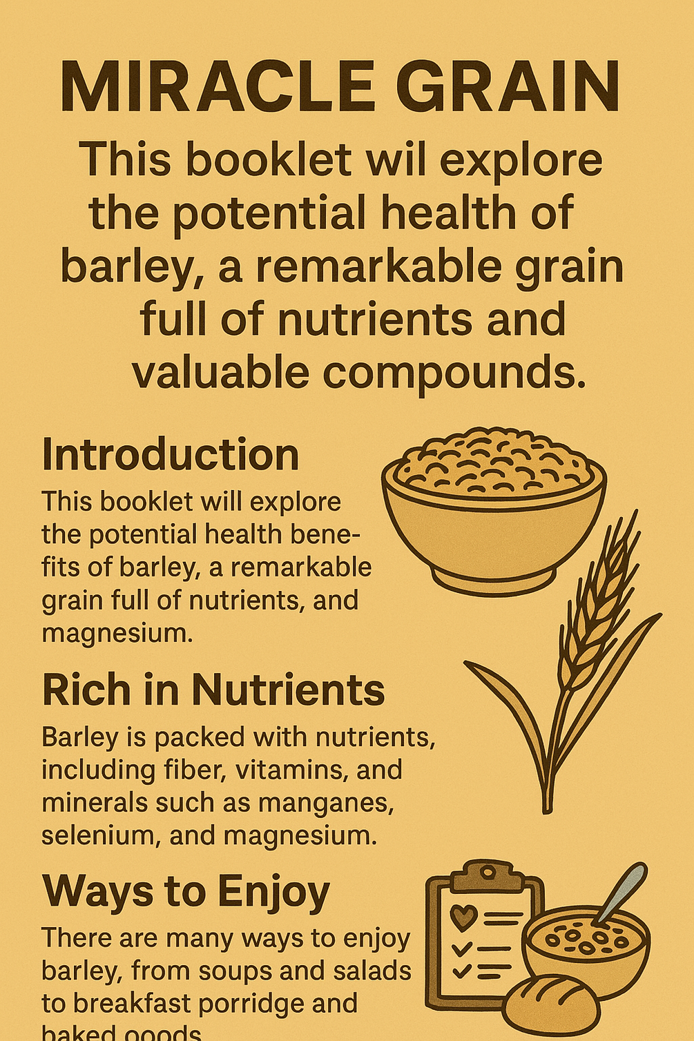 Miracle in a Cup: The Wonders of Barley for Wellness and Vitality