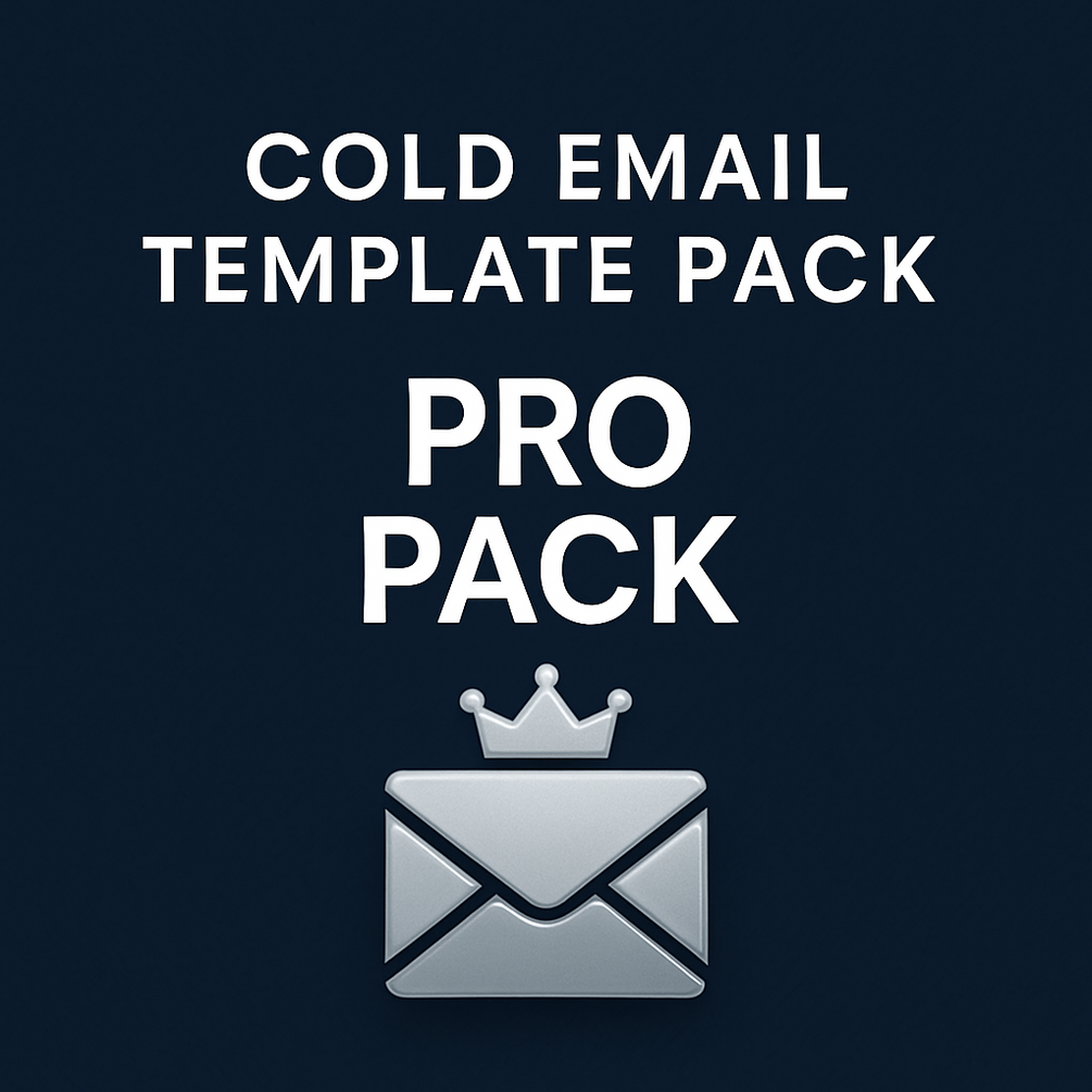 Cold Email Vault: Pro Pack (50 Templates)