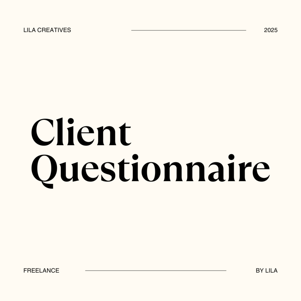 Client Onboarding Questionnaire