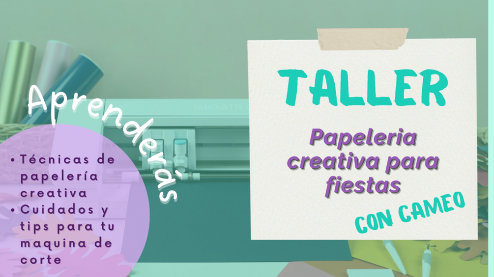 Taller papelería creativa con Cameo
