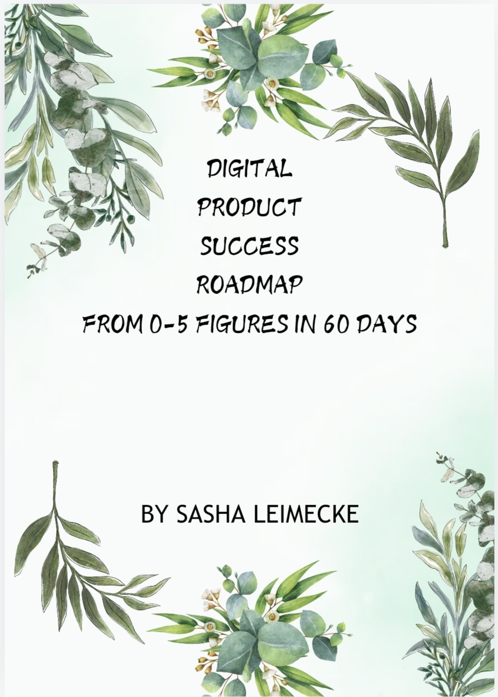 Digital Product Success Road map from 0-5 Figures in 60 Days