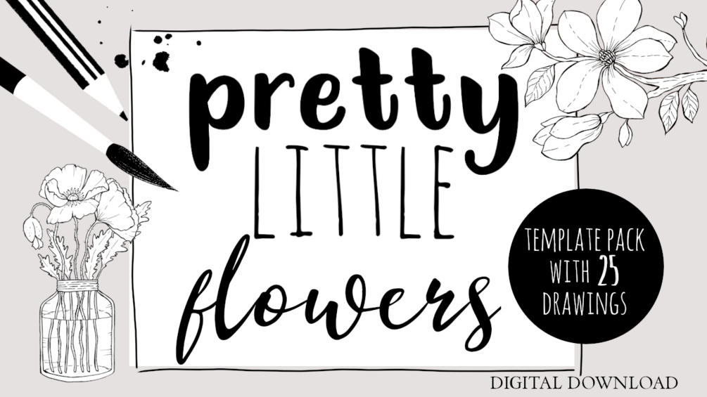 Pretty Little Flowers Template Pack