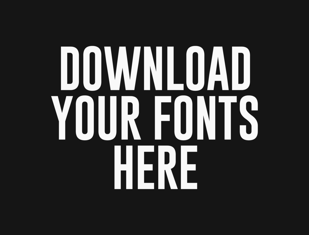 Download ALL Fonts