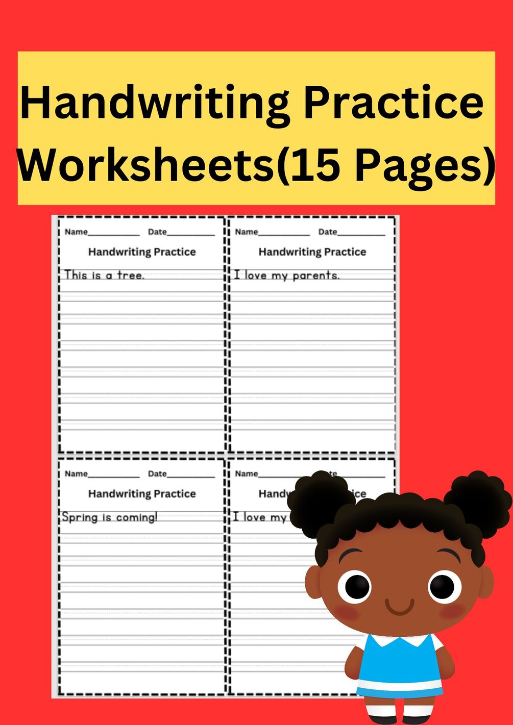 Handwriting Practice Worksheets for Pre schoolers ,Grade 1 ...