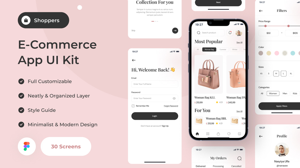 Shoppers - E-Commerce App UI Kit