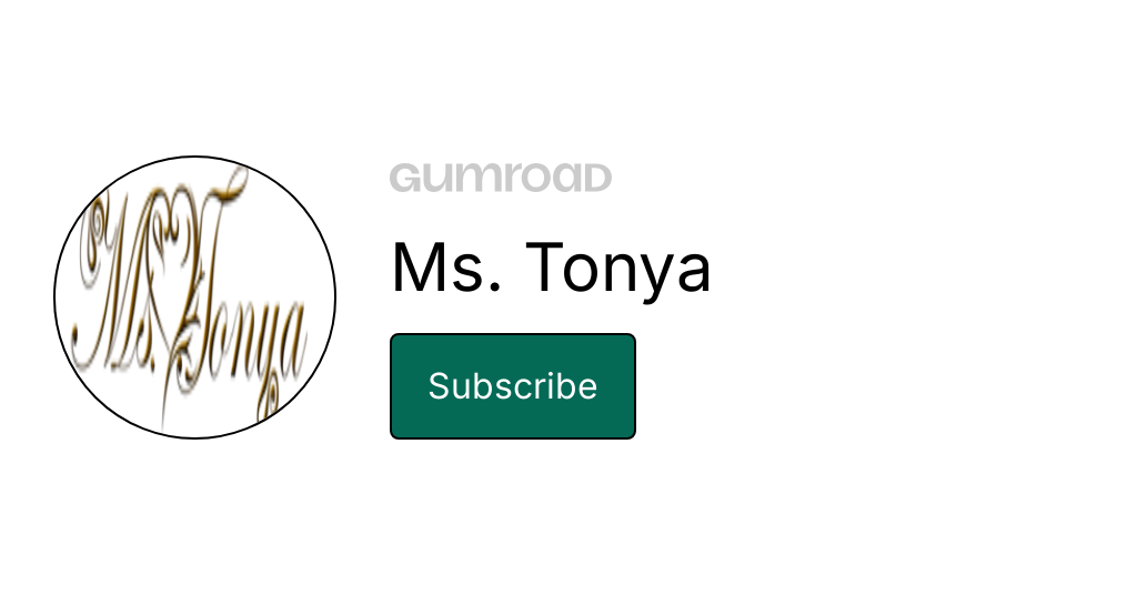 Ms. Tonya