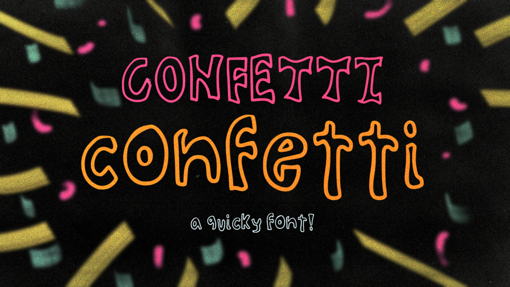 Confetti - Font