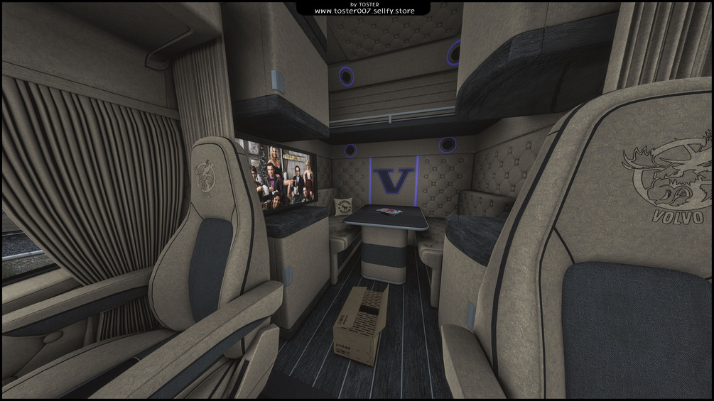 Interior Volvo VNL Custom ATS #1 OTHER COLORS