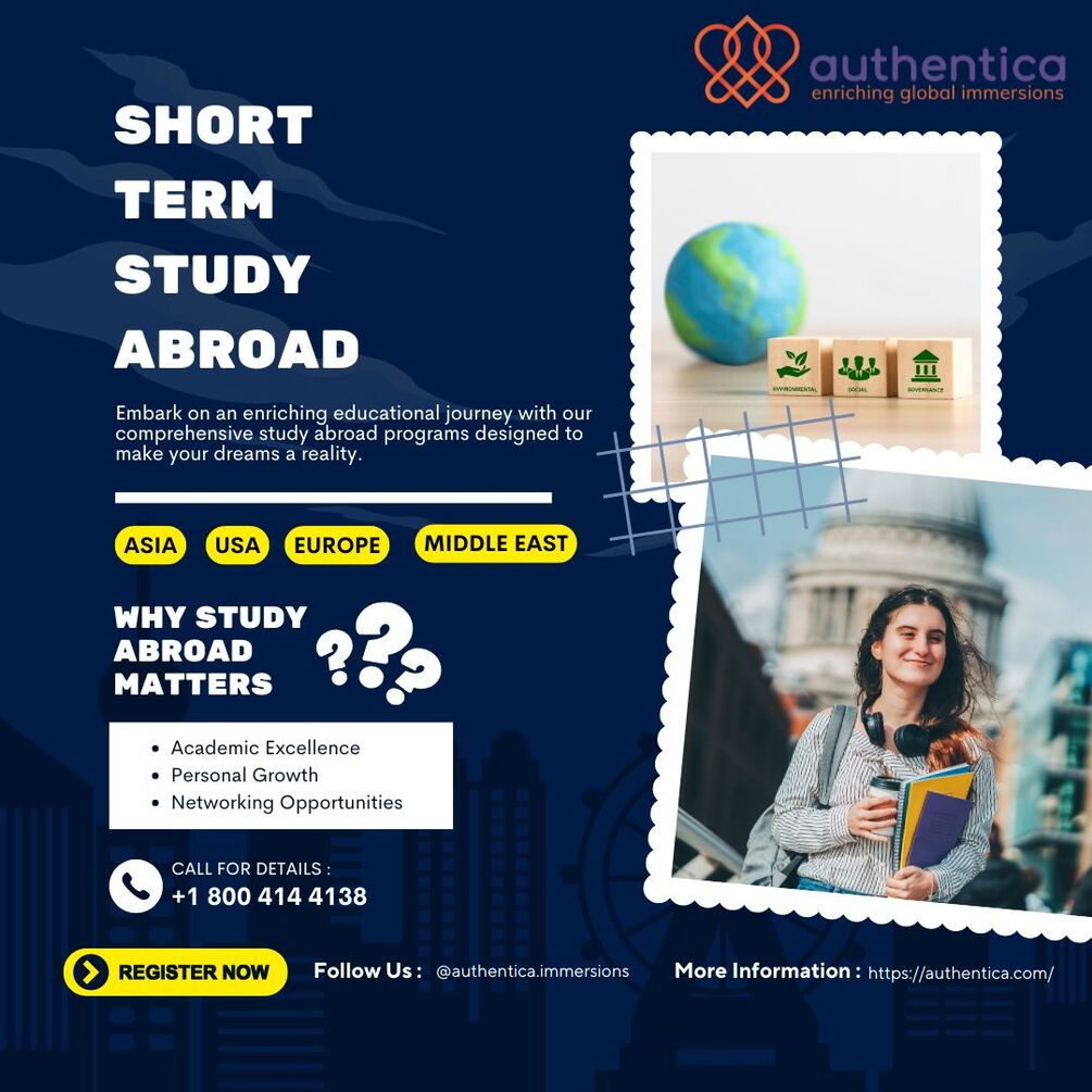 Short Term Study Abroad Programs: Expanding Horizons in a Flash