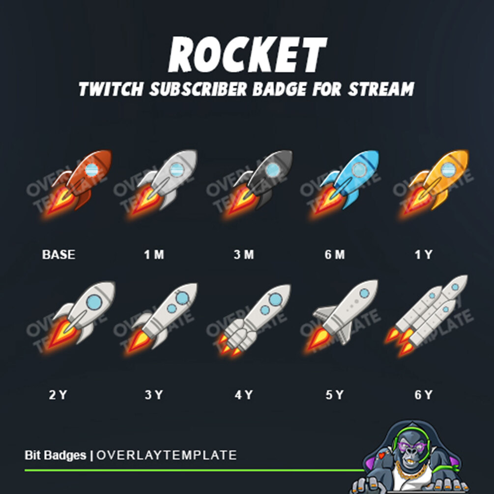 Rocket – Bit Badges