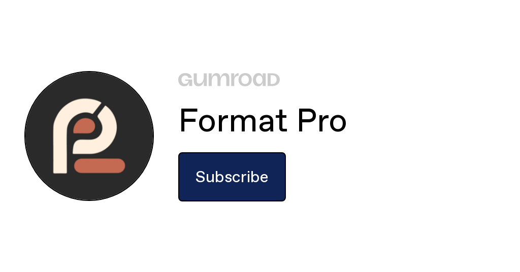 Format Pro