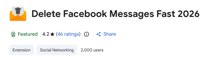 Delete Facebook Messages Fast 2026