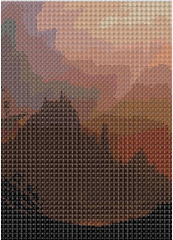 cross stitch pattern Gwt-054c