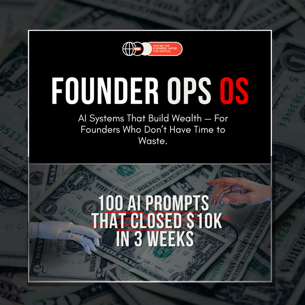 100 AI Prompts That Closed $10K in 3 Weeks