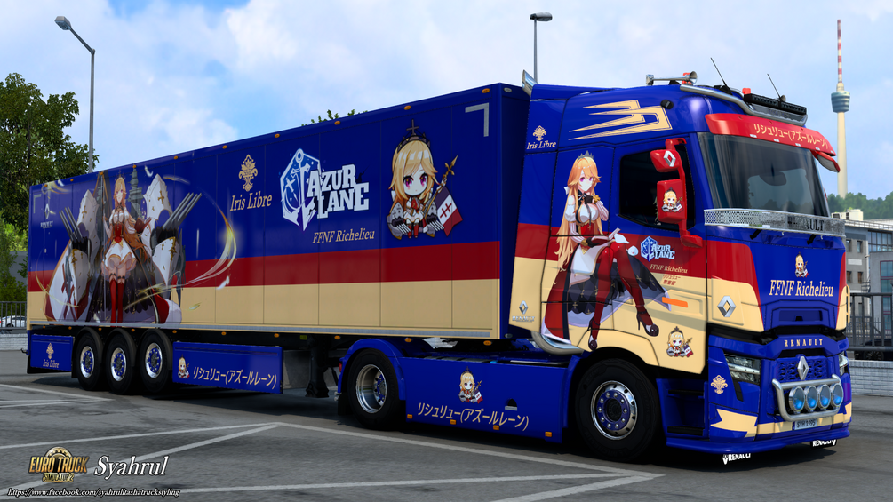 [ETS2] FFNF Richelieu - Azur Lane [Combo Skinpack]