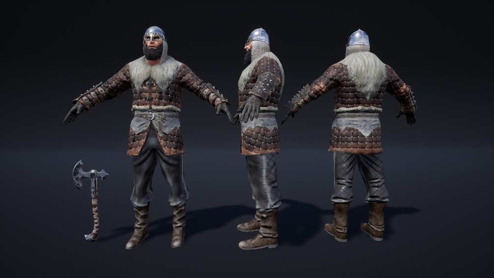 High Quality Open World Fantasy Character Assets Pack for the Games