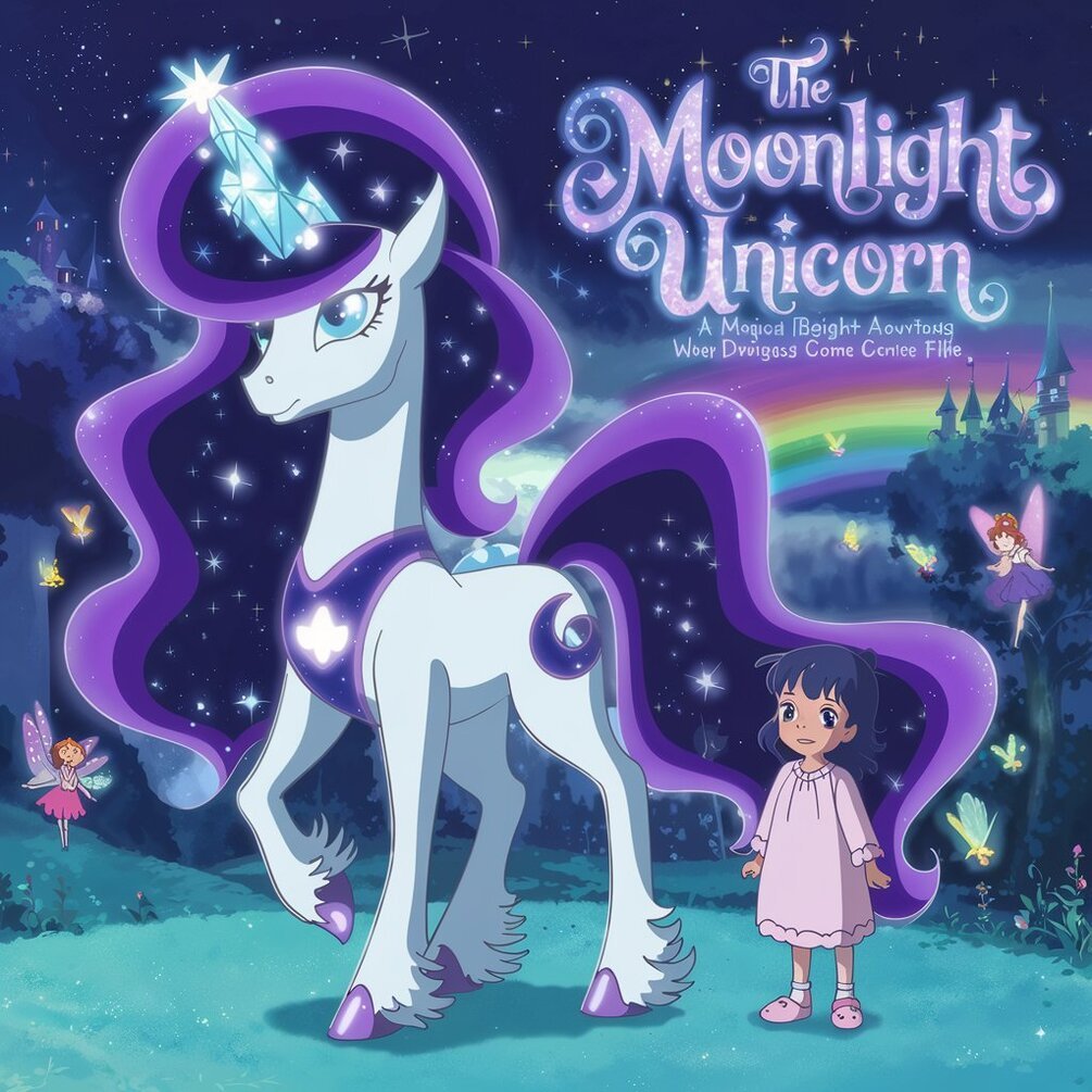 Bed time story Moonlight Unicorn