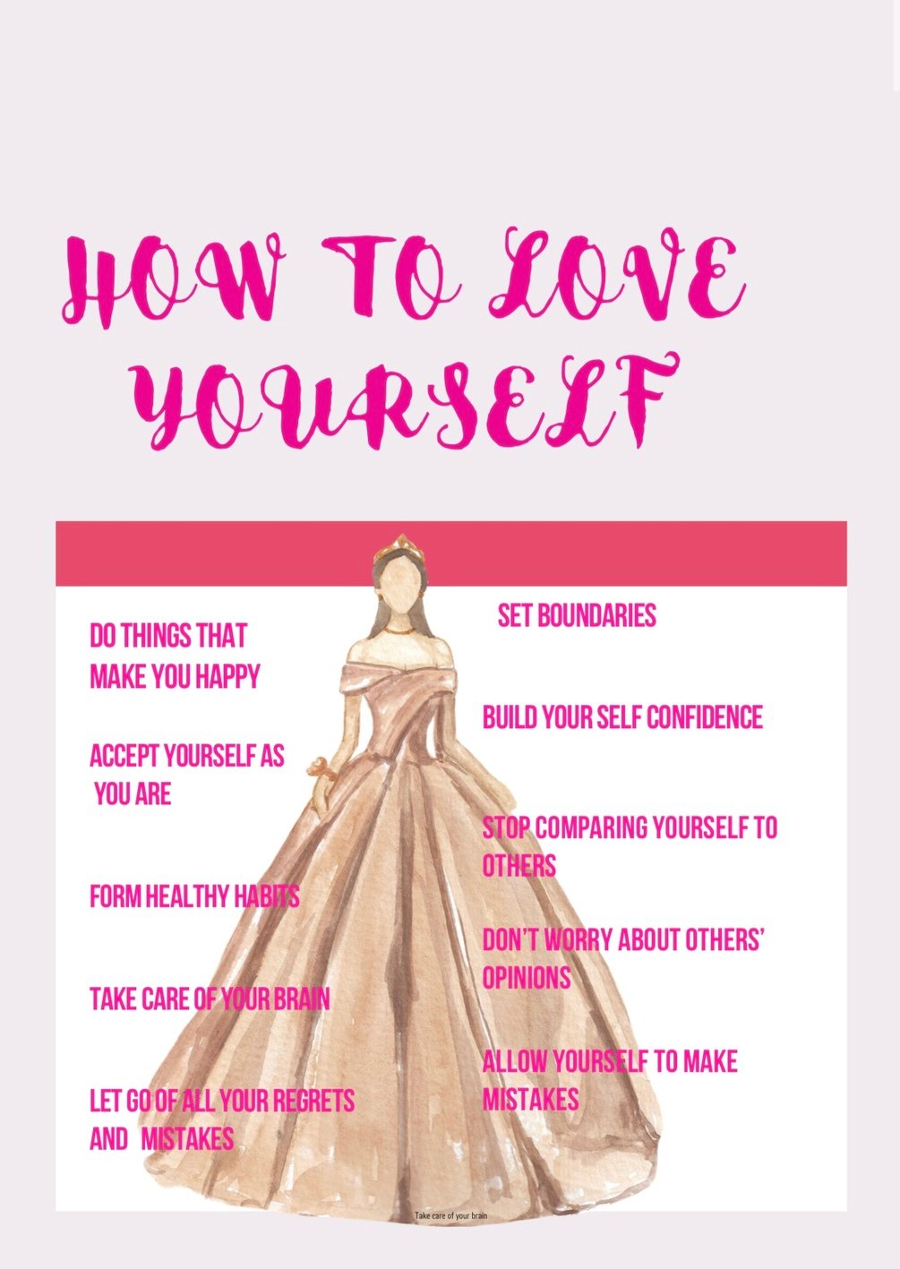 LEARN HOW TO LOVE YOURSELF