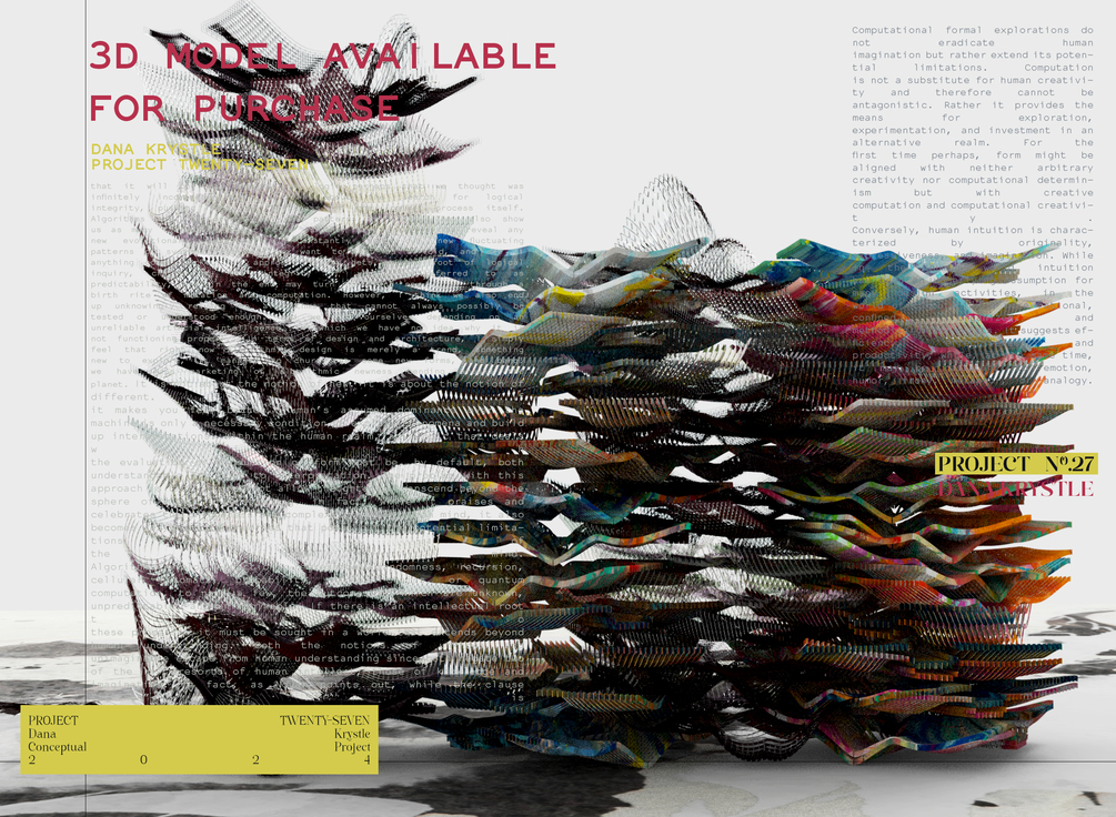 PROJECT TWENTY-SEVEN - Architecture 3D CONCEPT - Experimental Design