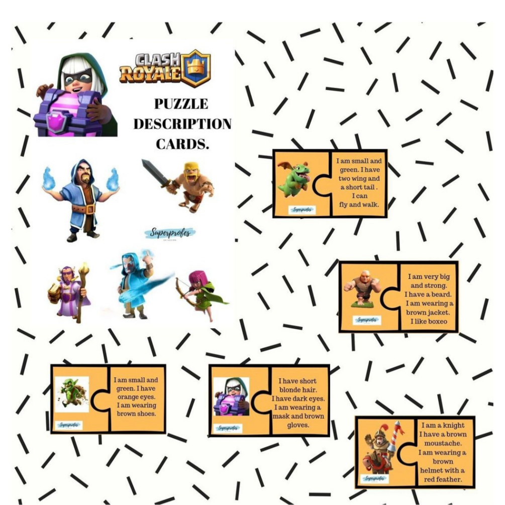 PUZZLE DESCRIPTIONS CLASH ROYALE
