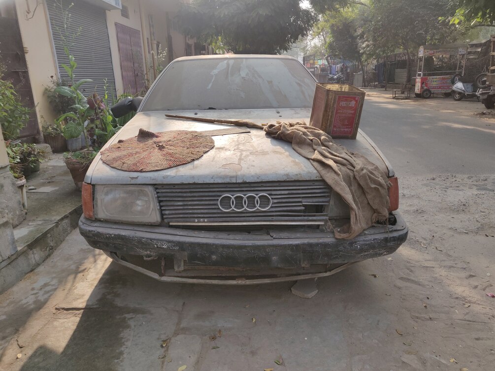 Old Rusted Audi Car Reference Pictures by Sahil Bhardwaj
