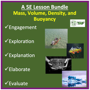 Mass, Volume, Density, and Buoyancy - 5E Lesson Bundle