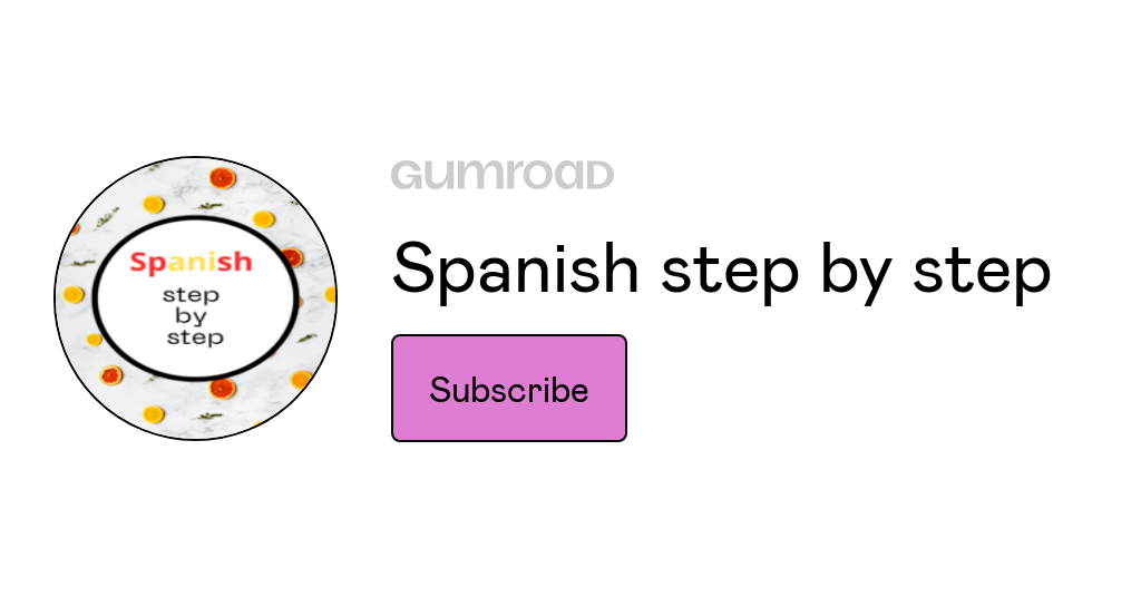 Spanish step by step