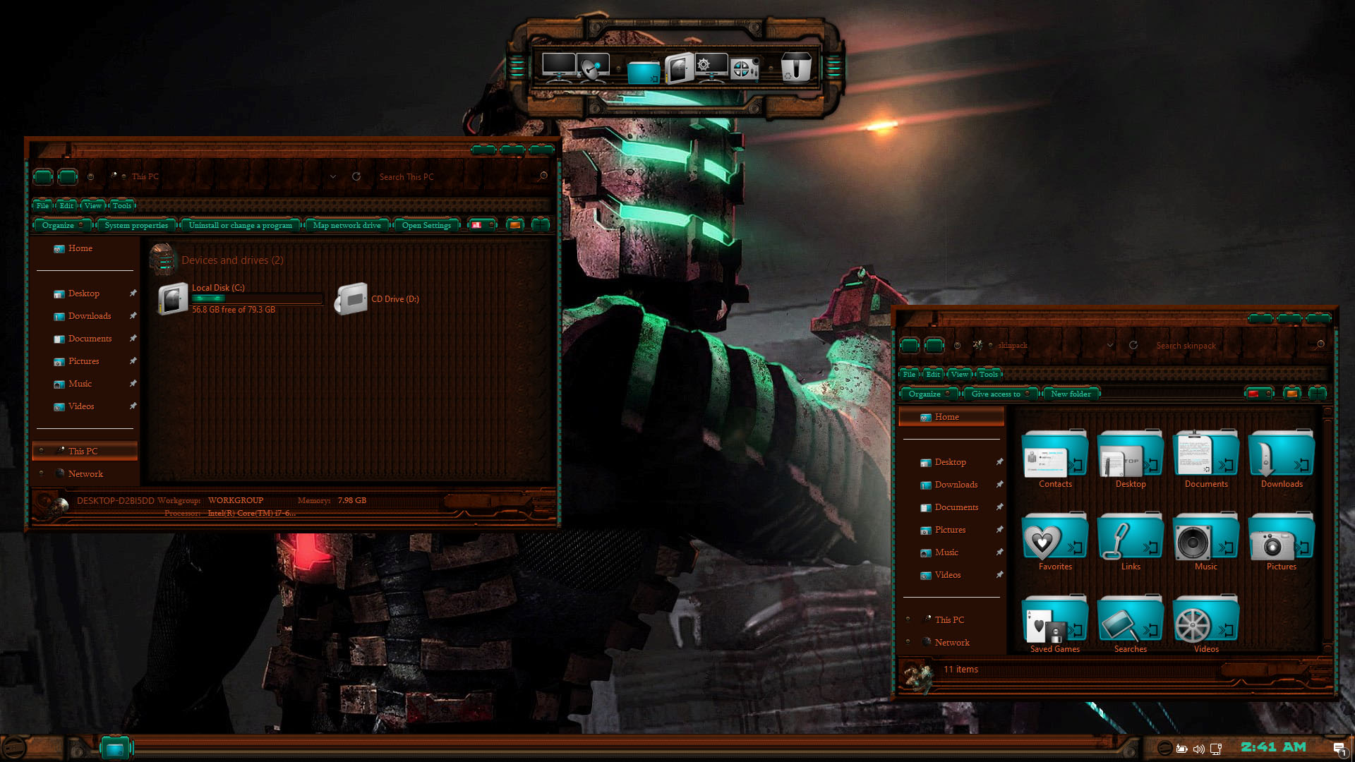 Dead Space Premium Skin Pack for Win11 - skinpacks.com