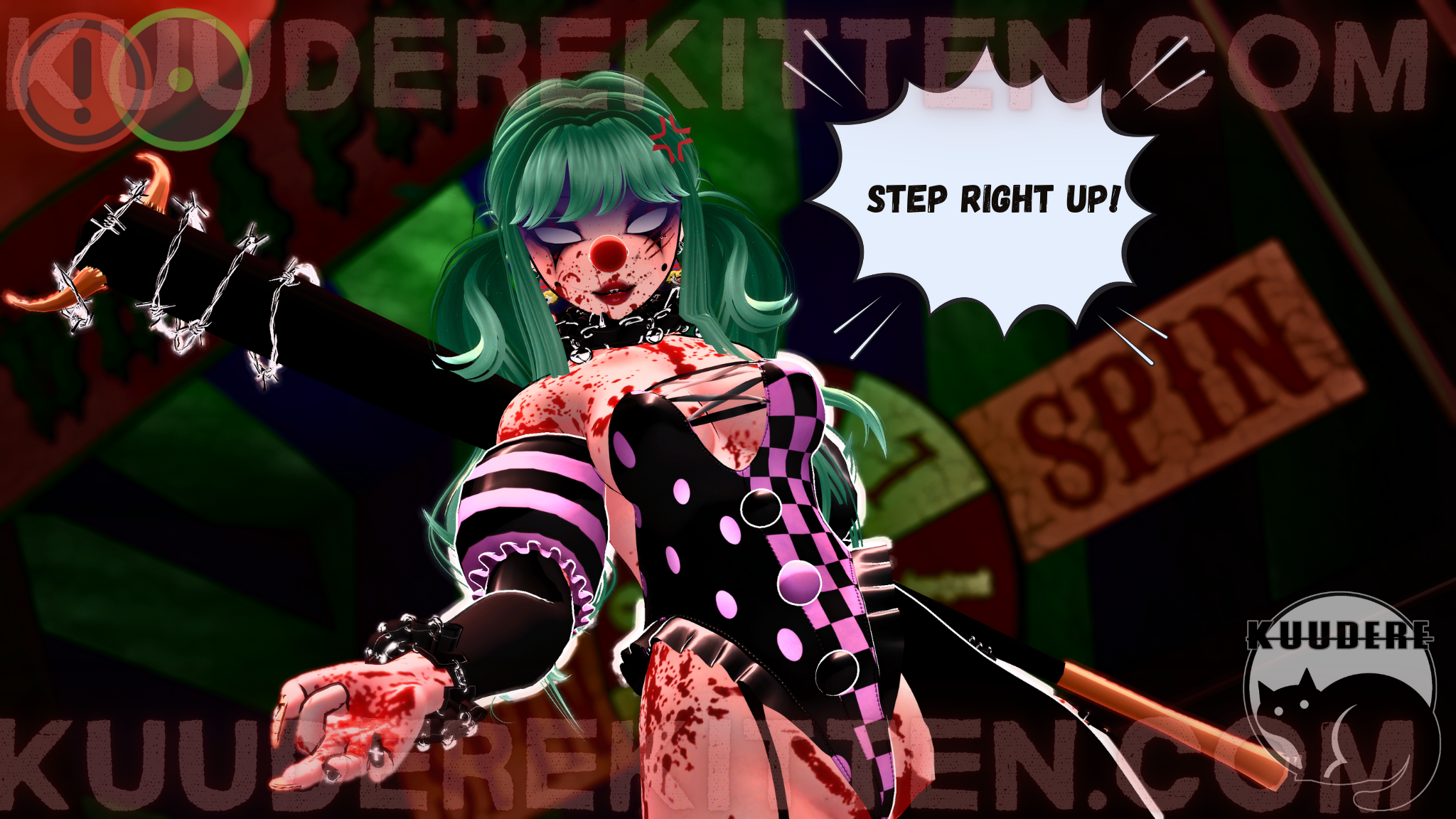 Charlie, Sweet Psycho Clown Girl Avatar [OPTIMIZED][PC/QUEST][SPS][3.0 ...