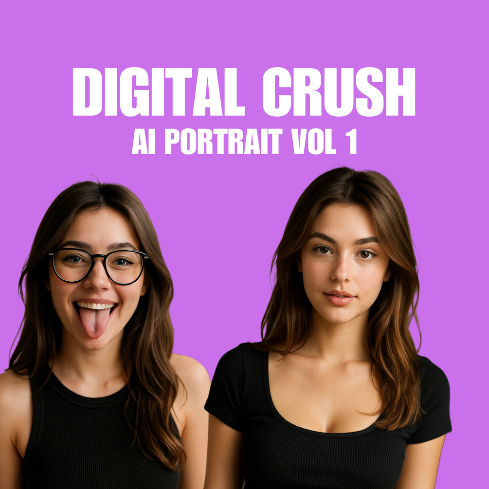 The Digital Crush – AI Portrait Series Vol. 1