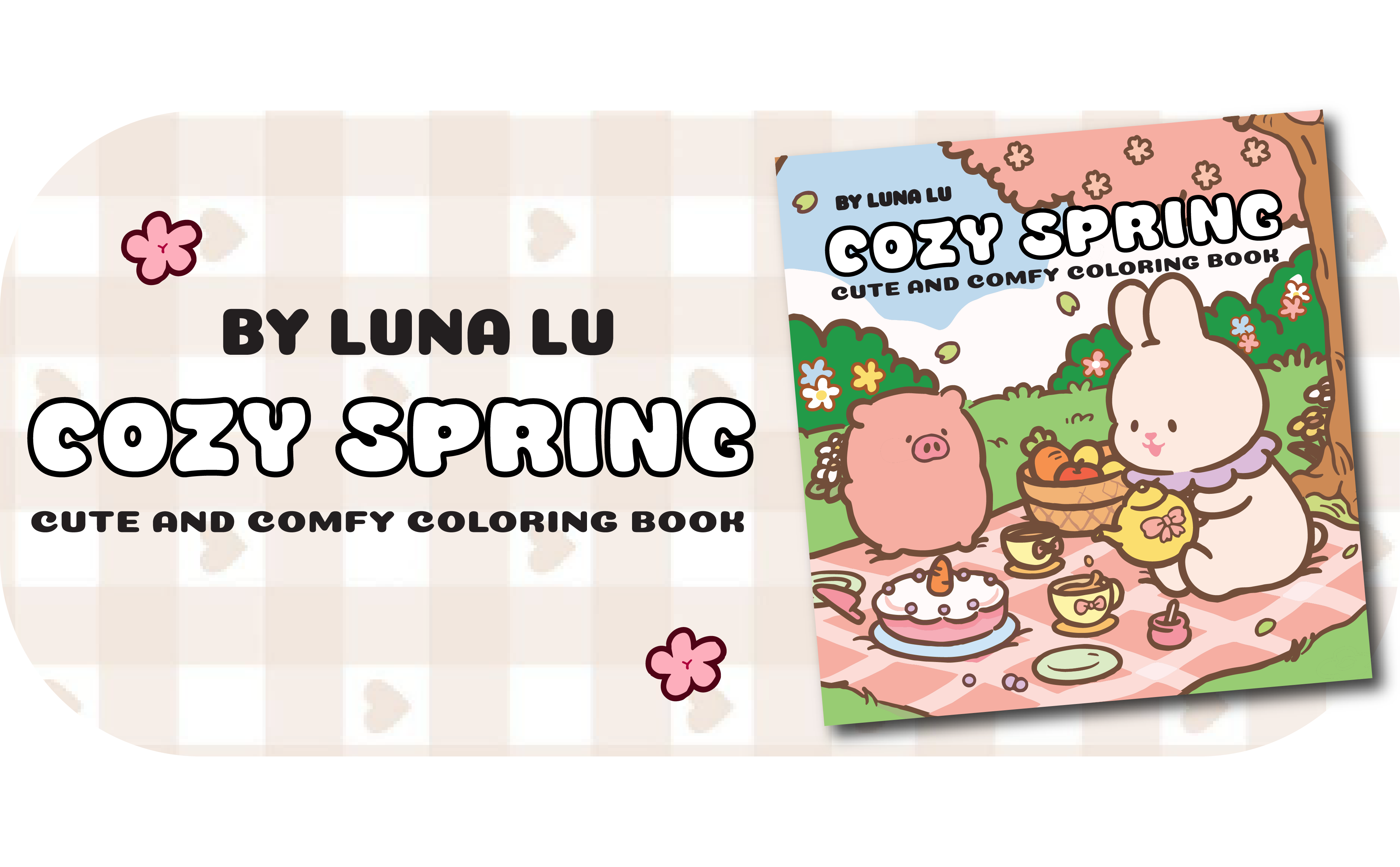 Cozy Spring Super Cute Coloring Book For Adults and Teens Featuring ...