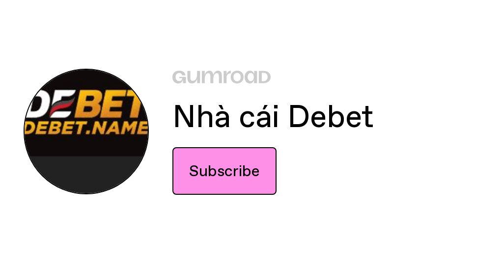 Nhà cái Debet