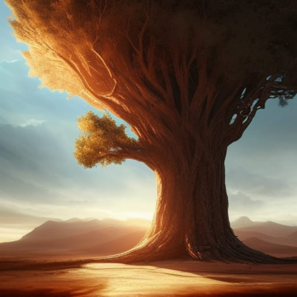 Tree of Life... Connect Heaven and the Underworld.