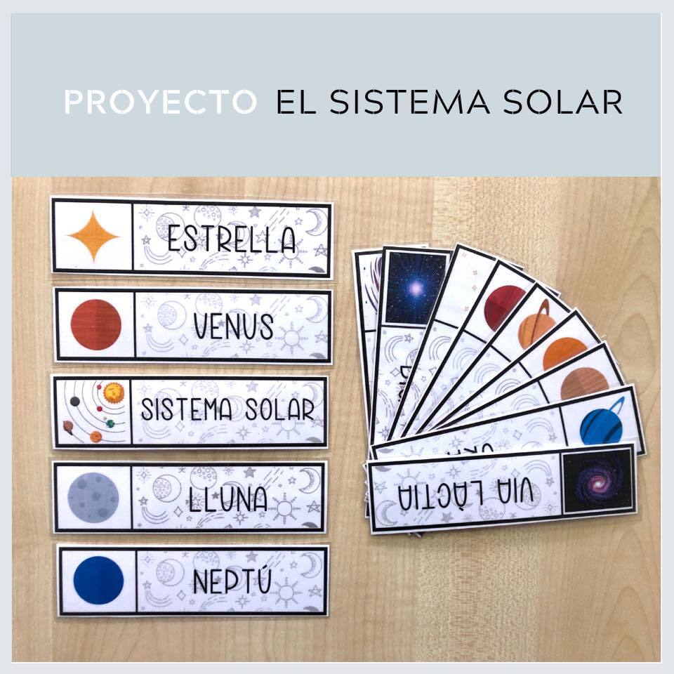 ABP: El Universo y el Sistema Solar. Etiquetas de vocabulario. (Idioma ...