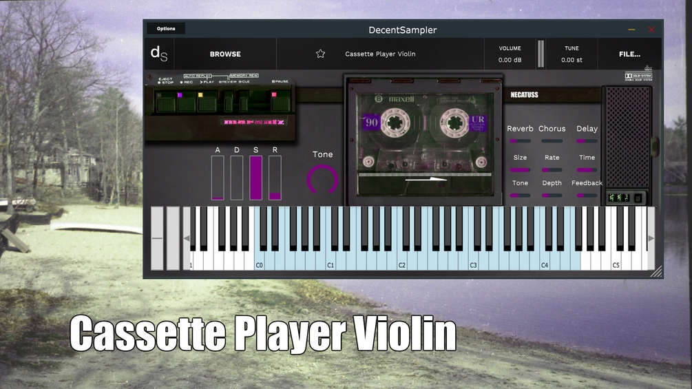 Cassette Player Violin (Decent Sampler VST)