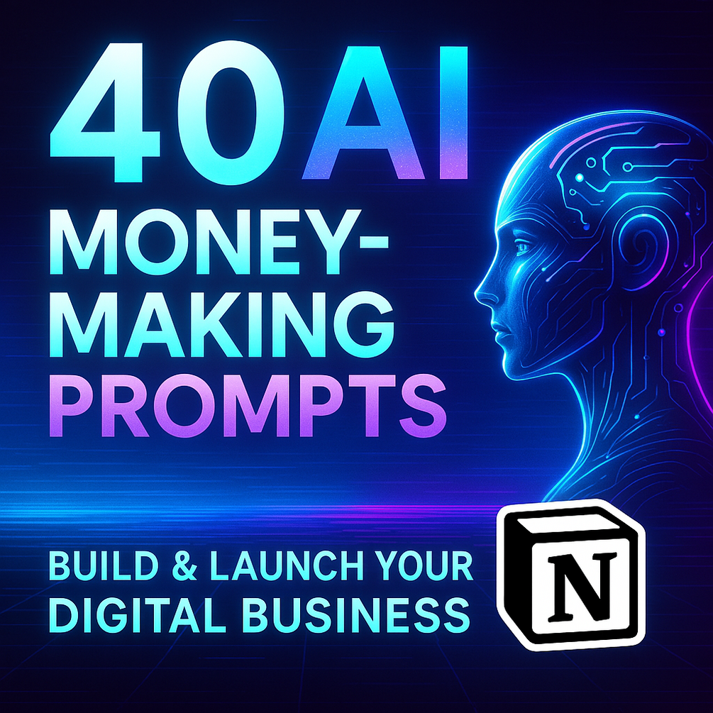 40 AI Prompt Ideas to Help You Earn Money & Build a Digital Business