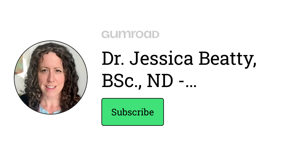 Dr. Jessica Beatty, BSc., ND - Naturopathic Doctor