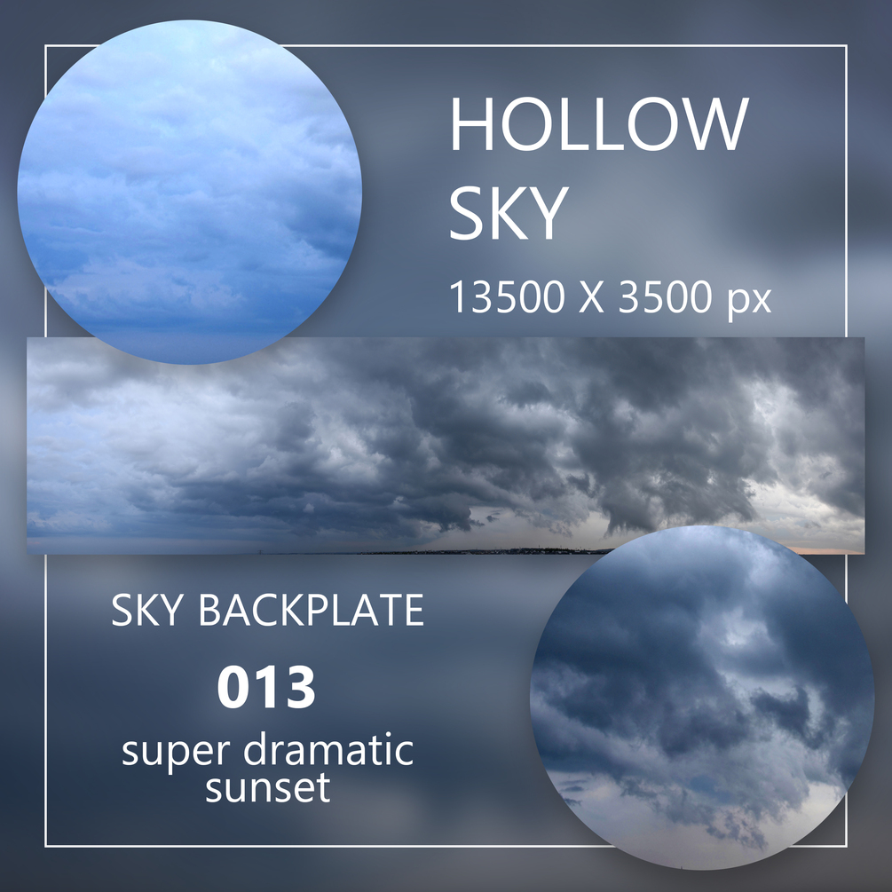 Sky Backplate 013 - Super Dramatic Sunset
