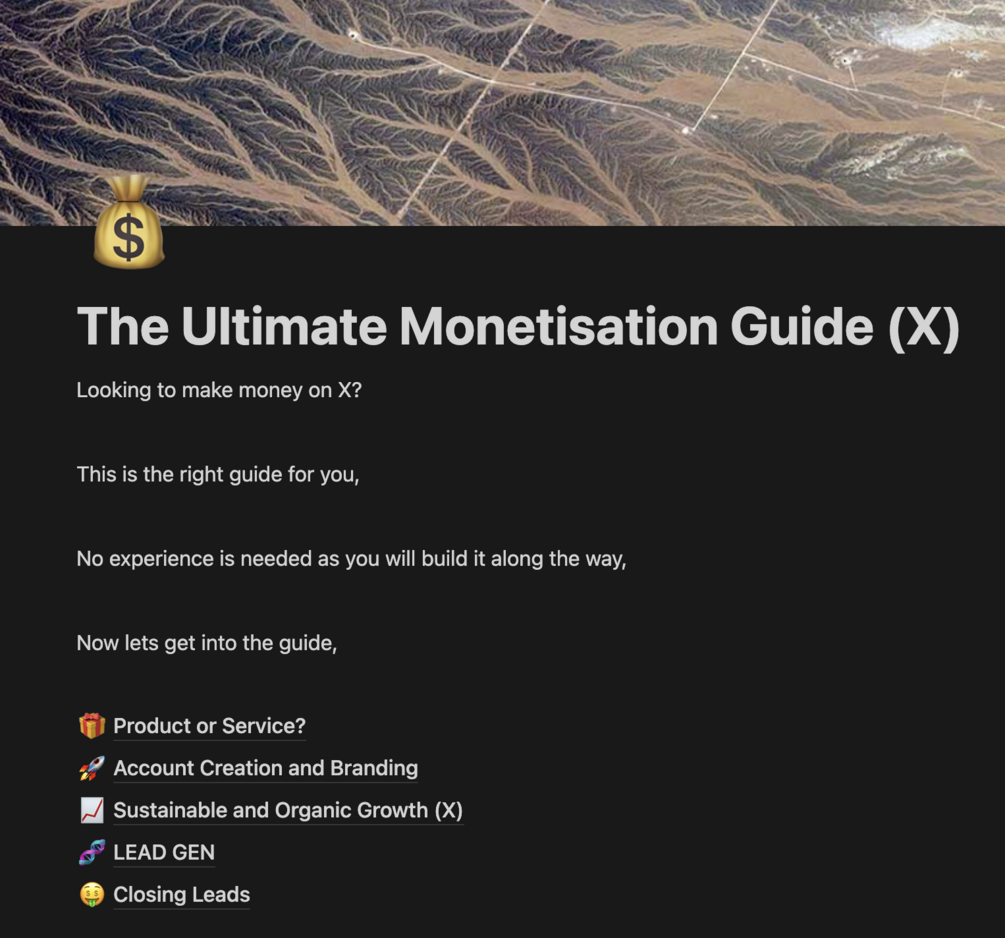 The Ultimate X Monetisation Guide