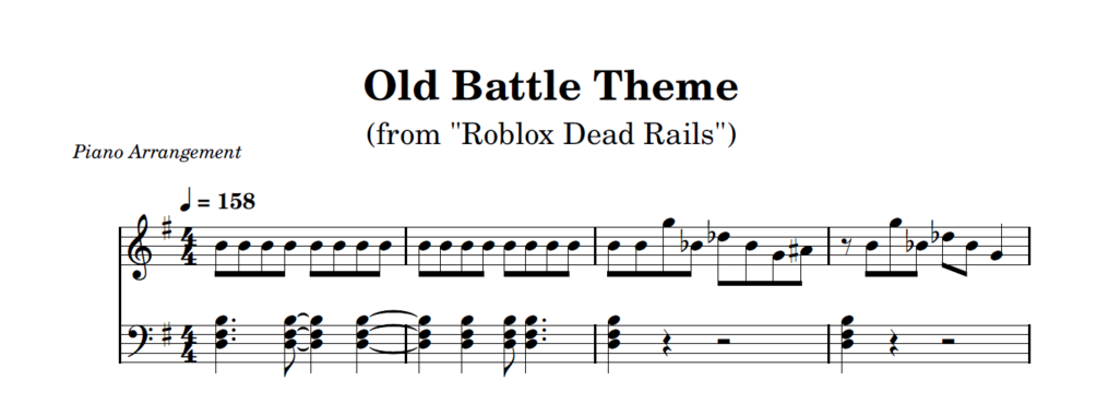 Old Battle Theme - Dead Rails