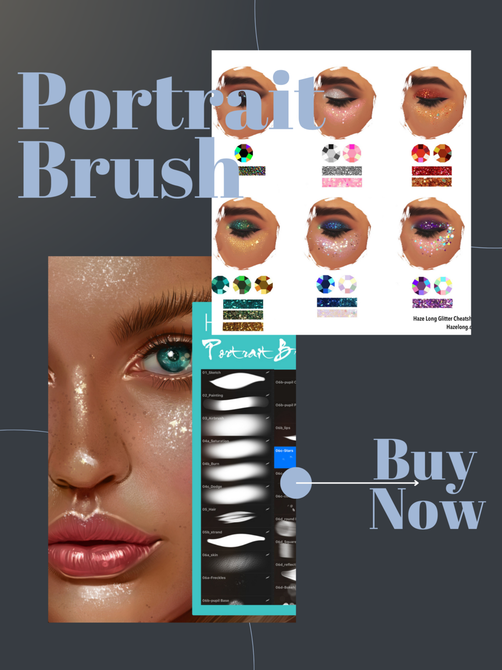 Portrait brush set from ZERO