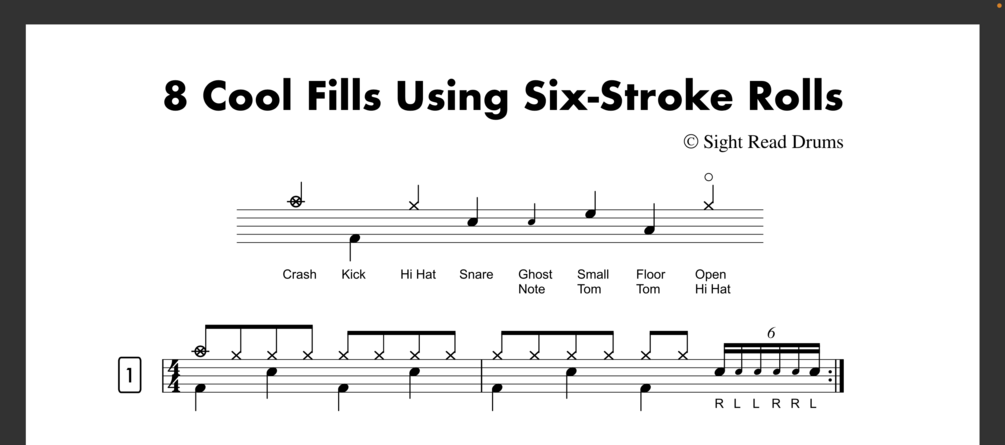 8 Cool Fills Using Six-Stroke Rolls