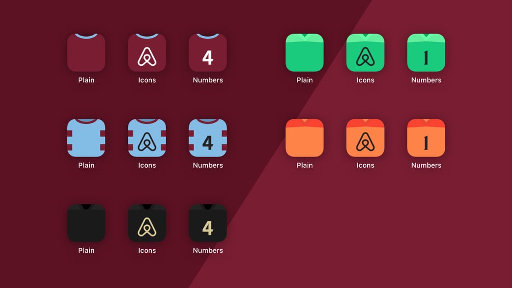 The Irons - iOS 14 Football App Icons