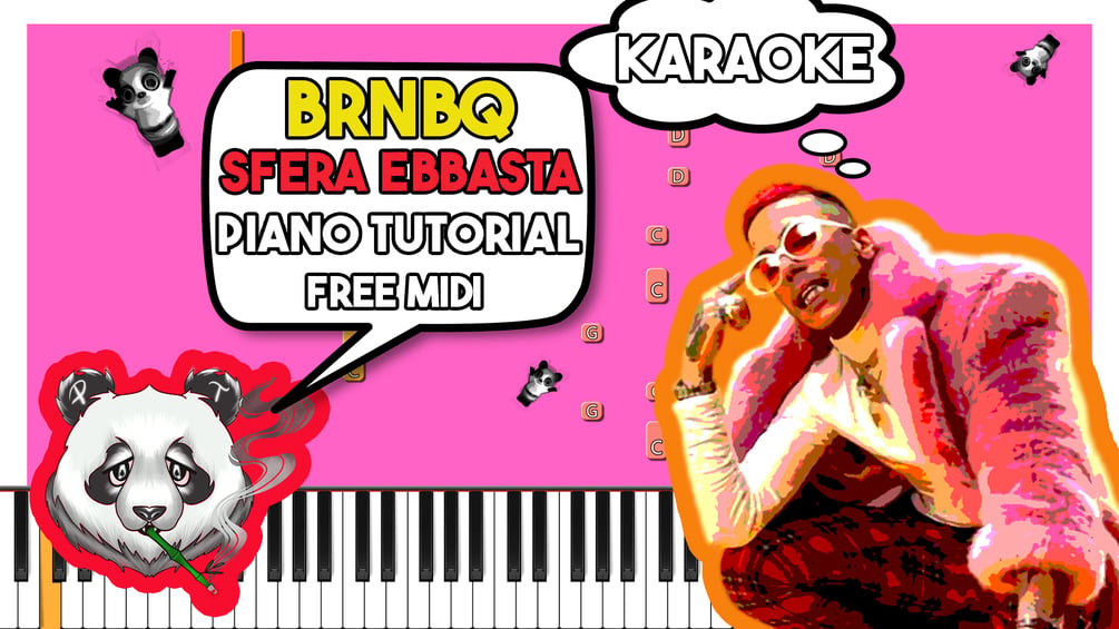 SFERA EBBASTA - BRNBQ - MIDI MANO DESTRA E MANO SINISTRA GRATIS ...