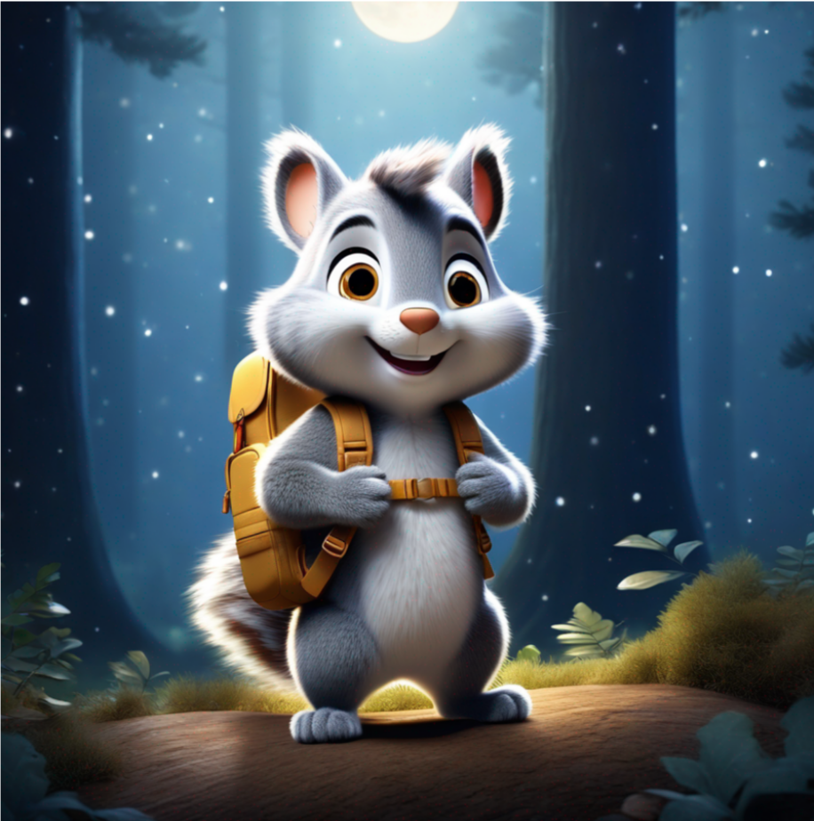 The Moonlit Adventures of Sammy the Squirrel"